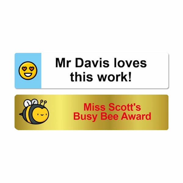 Personalised Rectangular stickers | Superstickers